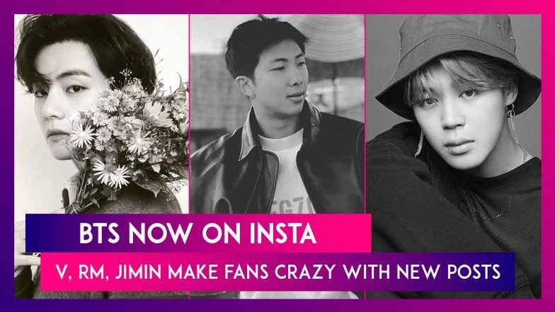 BTS Now On Insta: V, RM, Jimin Make Fans Crazy With New Posts | 📹 Watch ...