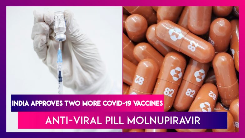 India Approves Two More Covid-19 Vaccines, Anti-Viral Pill Molnupiravir ...