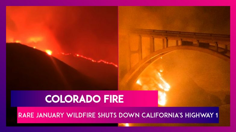 Colorado Fire: Rare January Wildfire Shuts Down California's Highway 1 ...