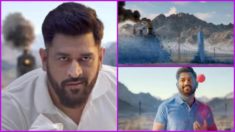 MS Dhoni Races Against Train in This Latest Ad Released on ...