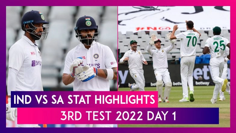 IND vs SA Stat Highlights 3rd Test 2022 Day 1: Virat Kohli, Kagiso ...