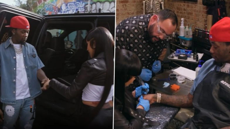 Cardi B and Her Husband Offset Ink Each Other With Their Wedding Date ...