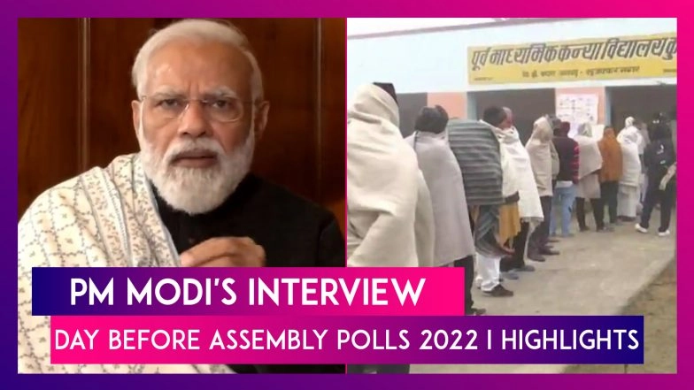 PM Modi's Interview Day Before Assembly Polls 2022: Highlights | 📹 ...