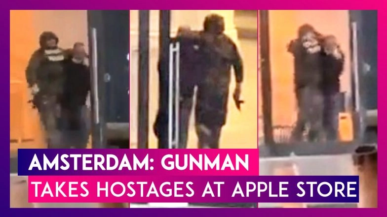 Amsterdam: Gunman Takes Hostages At Apple Store | 📹 Watch Videos From ...