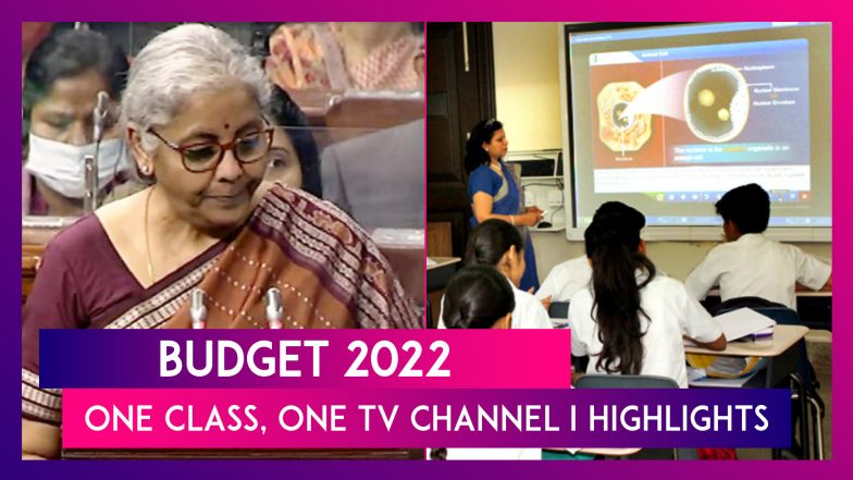 Budget 2022: FM Nirmala Sitharaman Proposes Digital University, One ...