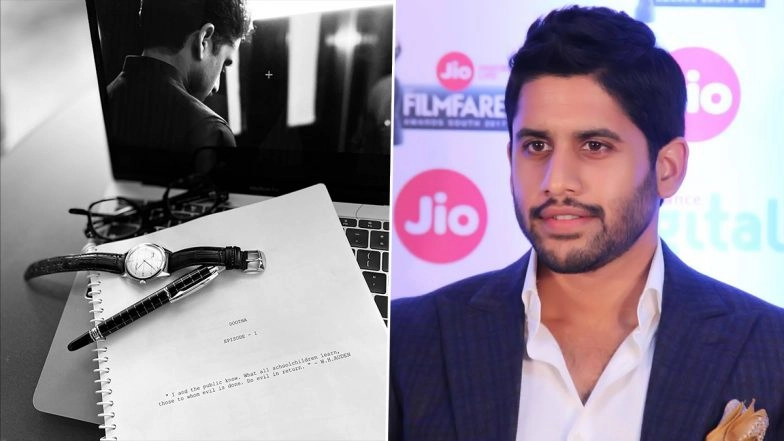 Dootha: Naga Chaitanya Shares a Monochrome Picture as He Joins the Sets ...
