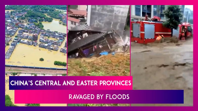 China Floods: 100 Rivers Flow Above Danger Mark, Half A Million People ...