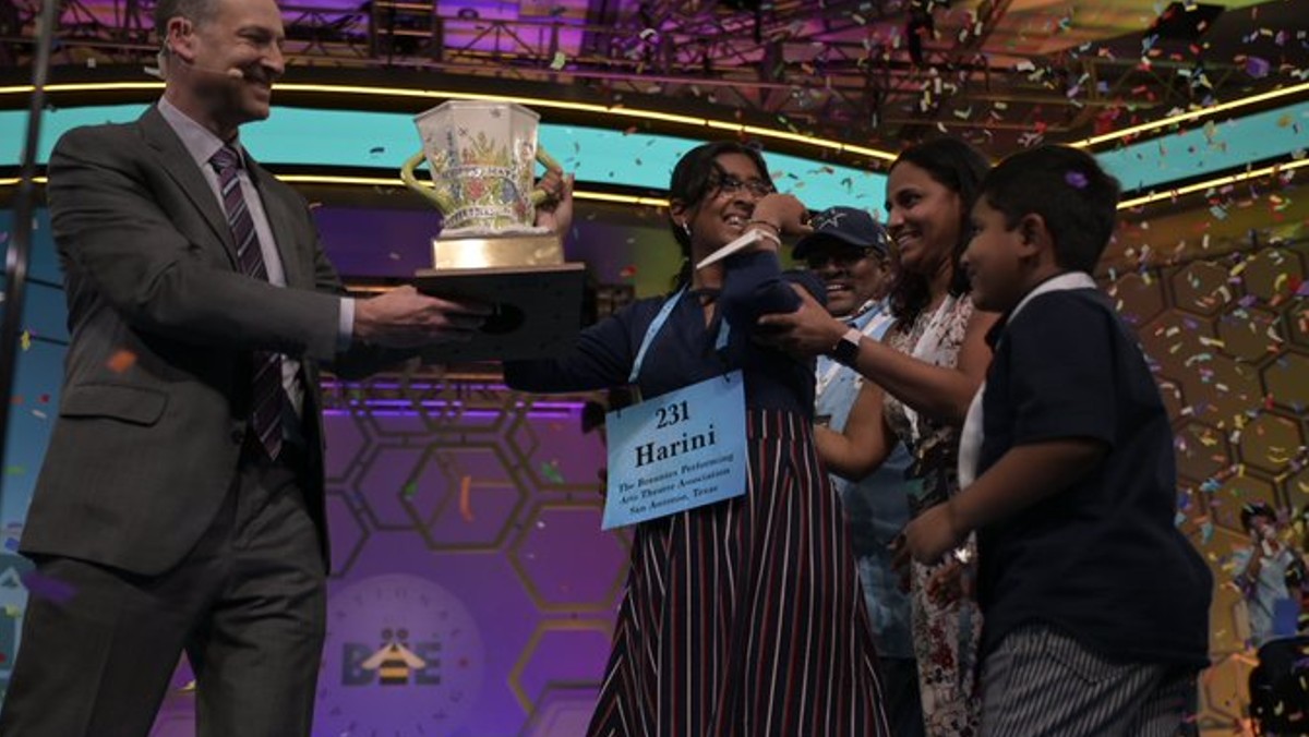 Agency News | Indian-American Eight-grader Harini Logan Crowned 2022 ...