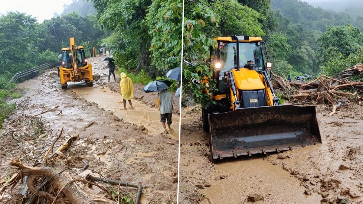India News | Incessant Rains Cause Landslide, Flooding in Goa | 🇮🇳 LatestLY