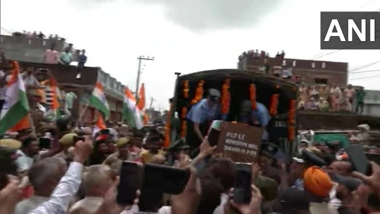 IAF MiG-21 Crash: Fighter Pilot Advitiya Bal Cremated with Full ...