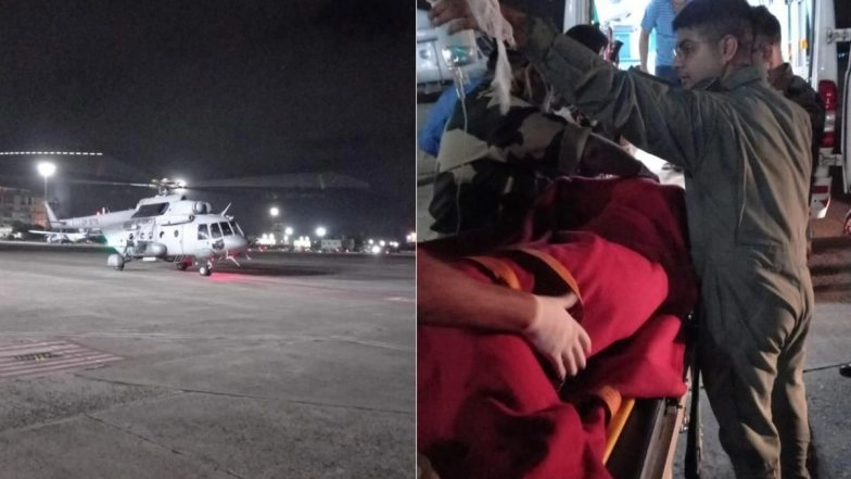 Indian Air Force Carries Out Post Midnight Mission To Evacuate Injured ...