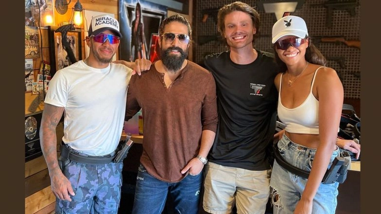 KGF Star Yash Meets F1 Champion Lewis Hamilton and This Pic is a Proof ...