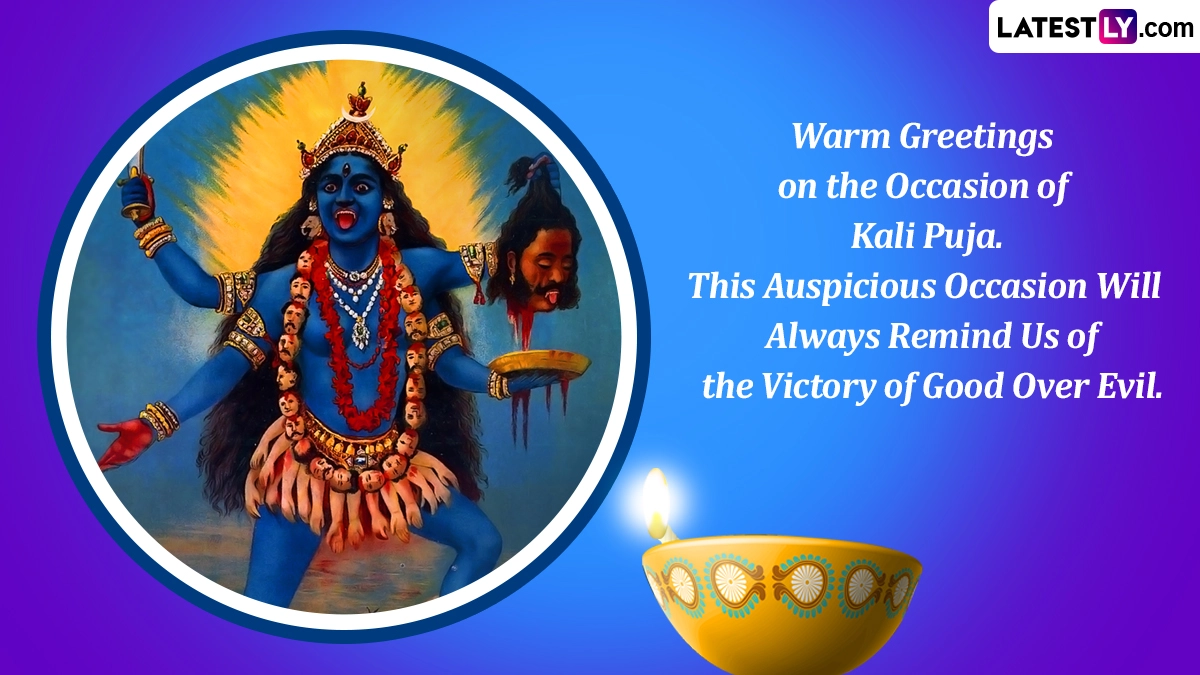 Happy Kali Puja 2022 Wishes and WhatsApp Messages: Share Shayma Puja Greetings and Maa Kali ...