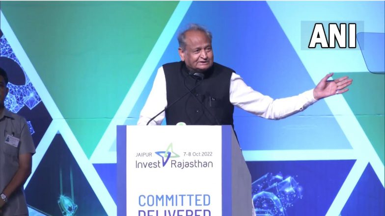 Invest Rajasthan 2022 Summit: CM Ashok Gehlot Woos Investors, Says ...
