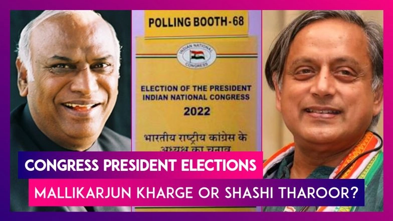 Congress President Elections: Mallikarjun Kharge Or Shashi Tharoor? Who Will Win The Battle | 📹 ...