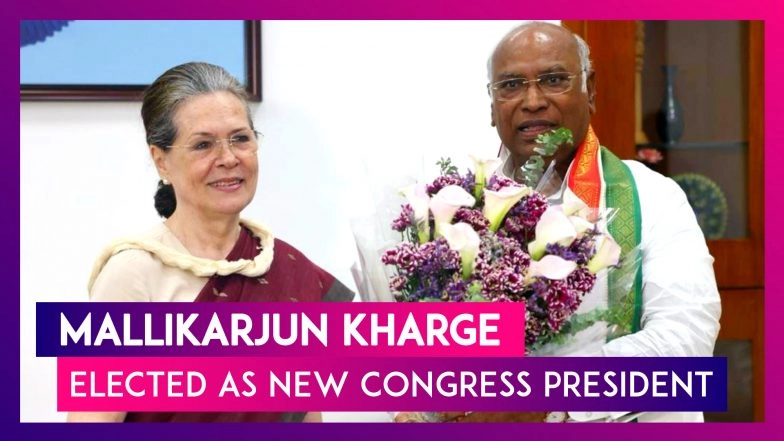 Mallikarjun Kharge Elected As The New Congress President; He Is The First Non-Gandhi Chief In 24 ...