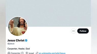 Entertainment News | Verified Twitter Account Claiming to Be Jesus ...