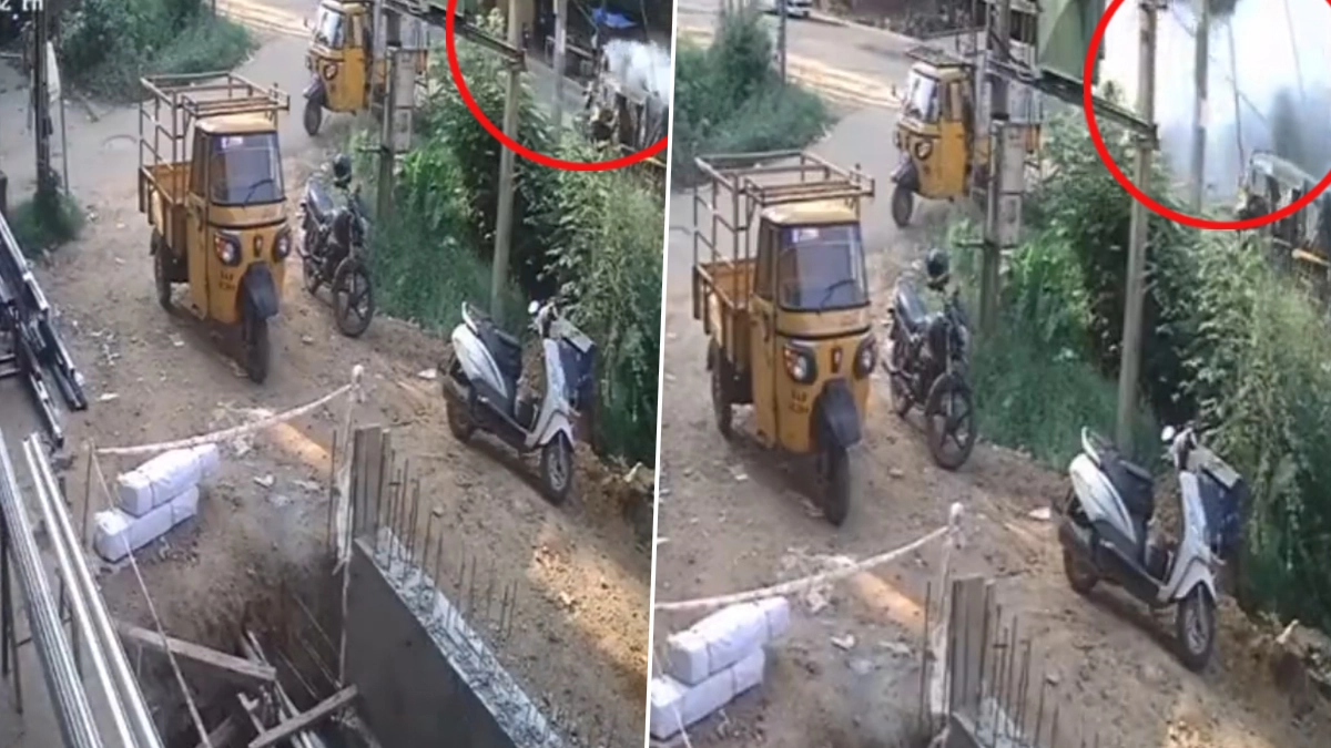 Agency News | Fire Breaks Out in Auto Rickshaw in Karnataka's Mangalore ...