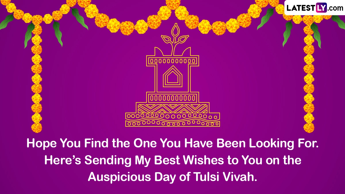 Tulsi Vivah 2022 Messages and Tulsi Kalyanam Wishes: Share Greetings, Images and HD Wallpapers ...