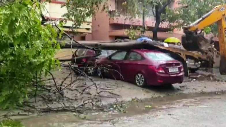 Cyclone Mandous: Traffic Disrupted on Venkatagiri-Gudur Highway in Andhra Pradesh’s Nellore Due ...