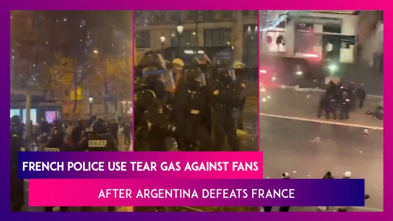 FIFA World Cup 2022 Final: French Police Use Tear Gas Against Fans In ...