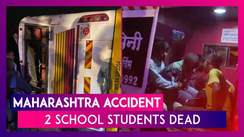 Maharashtra: Two School Students Dead, Several Injured As Bus Returning ...