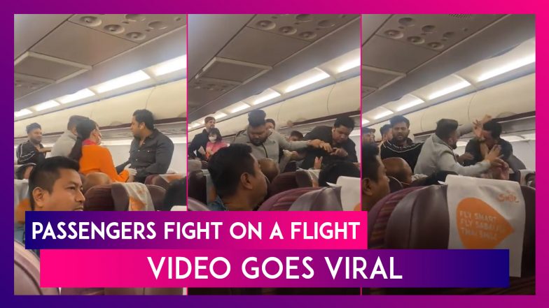 Viral Video: Passengers Fight On A Thai Smile Airlines Flight From ...