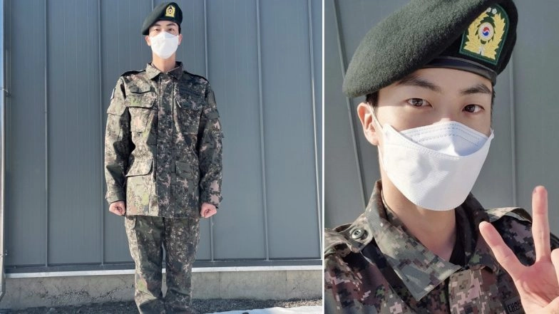 BTS’ Jin Shares First Official Glimpse From the Military Training ...