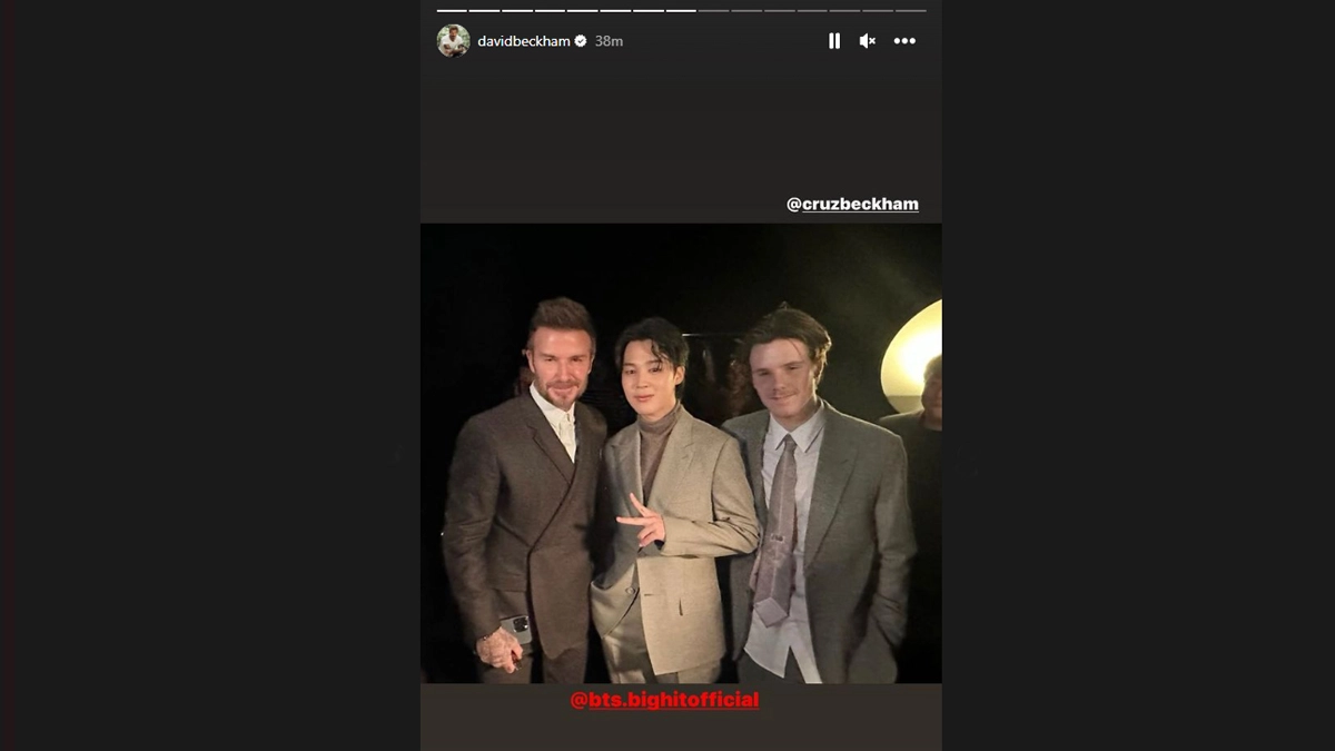 Jimin Meets David-Cruz Beckham at Paris Fashion Week, BTS Member Is Joined by J-Hope Wearing a ...