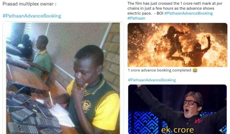 'Pathaan Advance Booking' Funny Memes Go Viral After Shah Rukh Khan’s ...