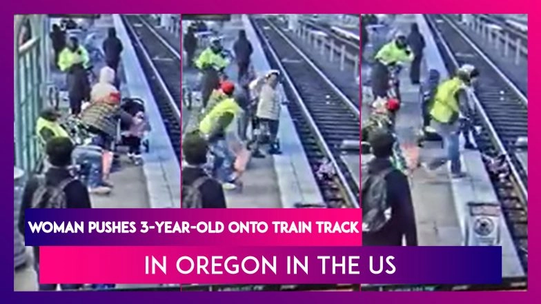 Horrific Video: Woman Pushes 3-Year-Old Girl Onto Train Track In Oregon ...