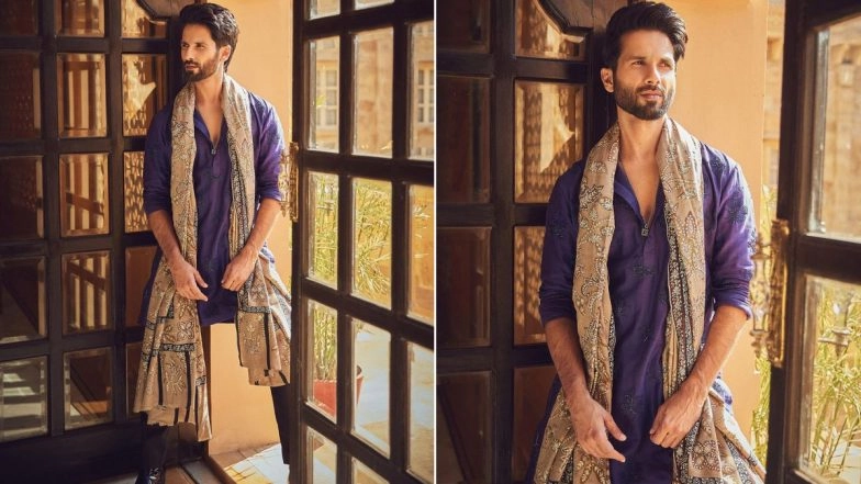Shahid Kapoor Strikes a Royal Pose in Classy Ethnic Wear at Sidharth ...