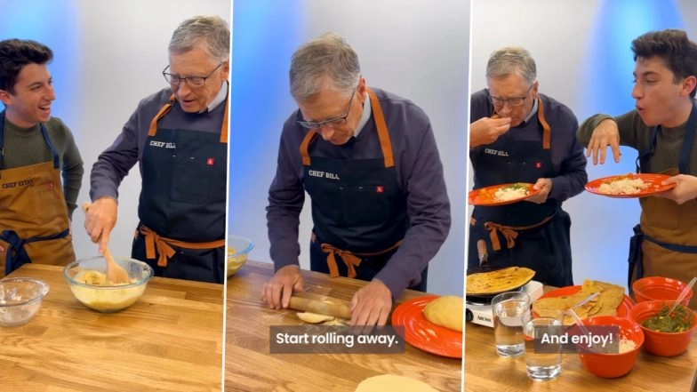 Bill Gates Makes Roti With Chef Eitan Bernath, Enjoys It With Ghee ...