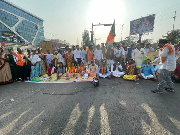 India News | Chhattisgarh: BJP Stages Massive Protest Against Killing ...