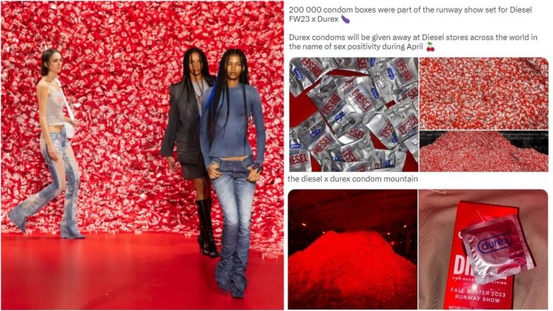 Free Condoms for Everyone! Diesel x Durex Condom Mountain Takes Over ...