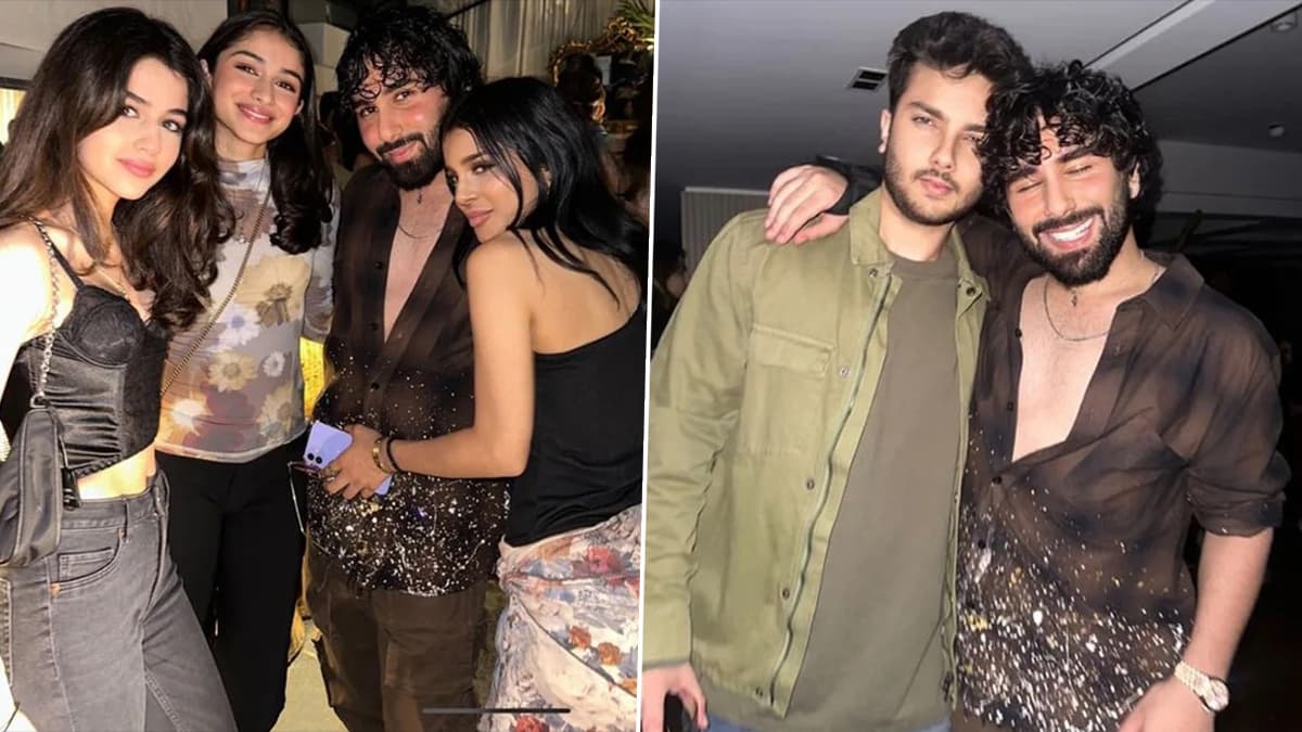 Agency News | Sohail Khan's son Nirvan Chills With Ananya Panday's ... Agency News | Sohail Khan's son Nirvan Chills With Ananya Panday's ...