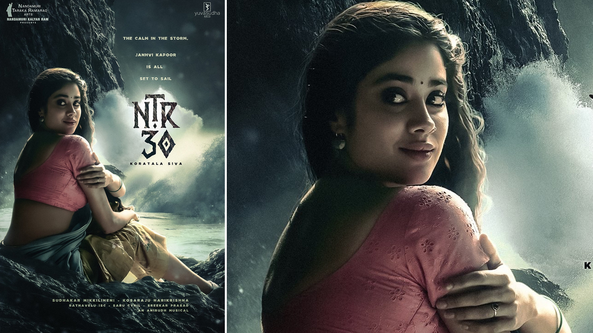 Agency News | Janhvi Kapoor’s First Look for NTR 30 with Jr NTR Is Now ...