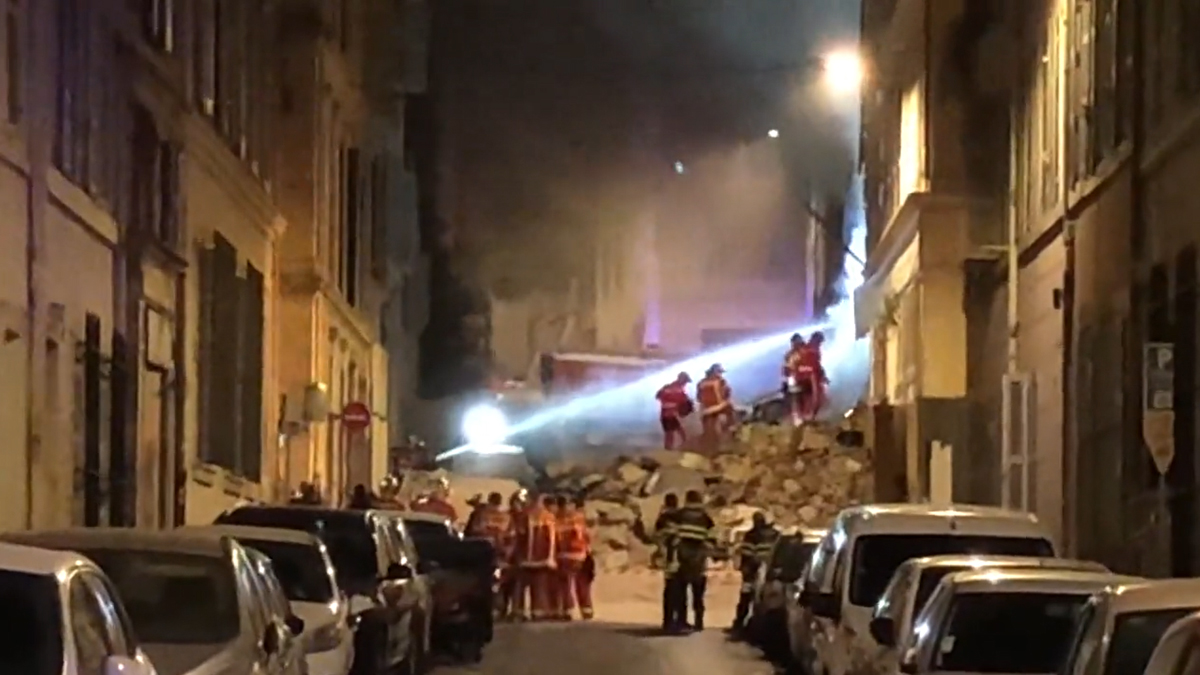 World News | Marseille Building Collapses in France, Five Injured | 🌎 ...