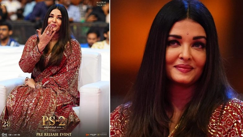 Aishwarya Rai Bachchan's Ponniyin Selvan 2 Event Look in Hyderabad is ...