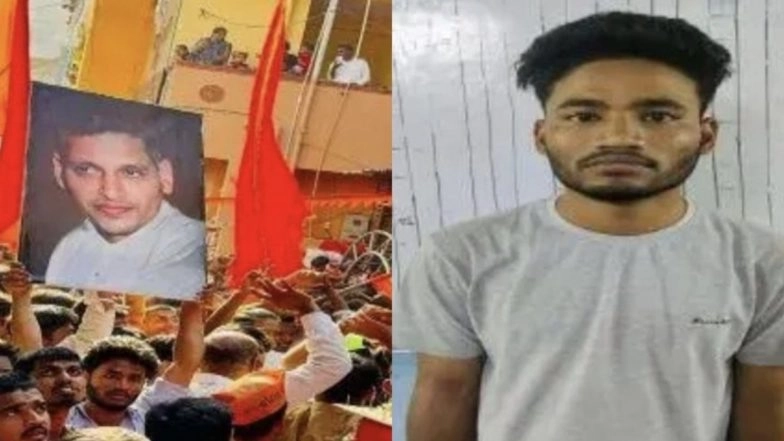 BJP Worker Chinta Hema Kumar Arrested in Hyderabad for Waving Nathuram Godse’s Portrait at Ram ...