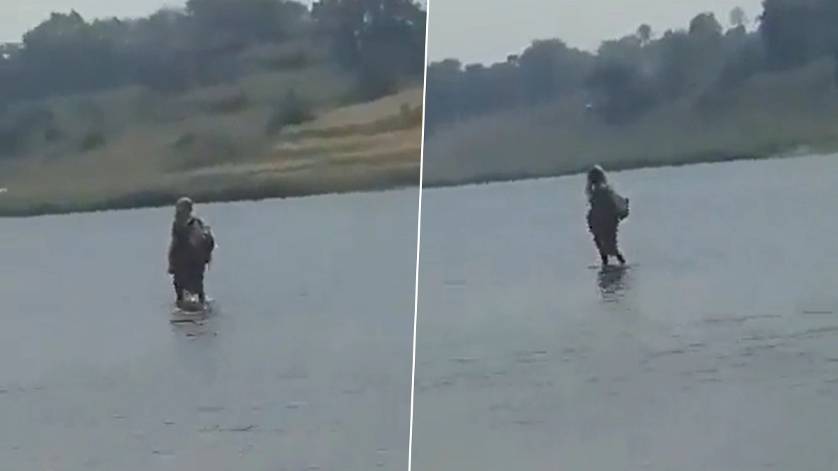 India News | People Mistake 'Missing ' Woman As 'Goddess' After Video of Her Walking in Narmada ...