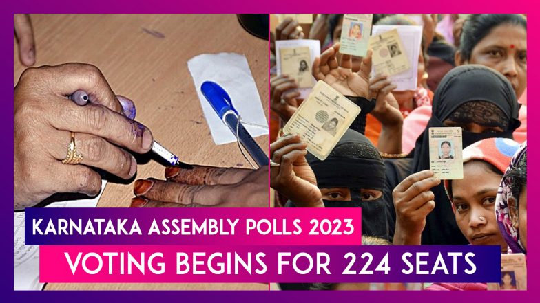 Karnataka Assembly Elections 2023 Voting Begins For 224 Seats Tough 6619