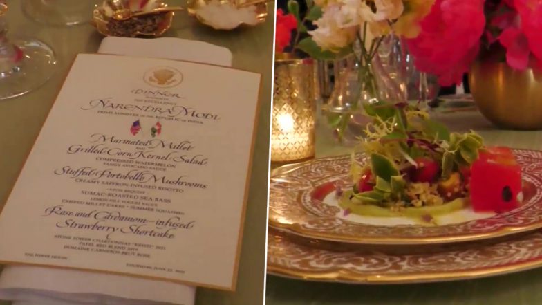 PM Modi State Dinner Menu in US: Marinated Millet, Grilled Corn Kernel ...