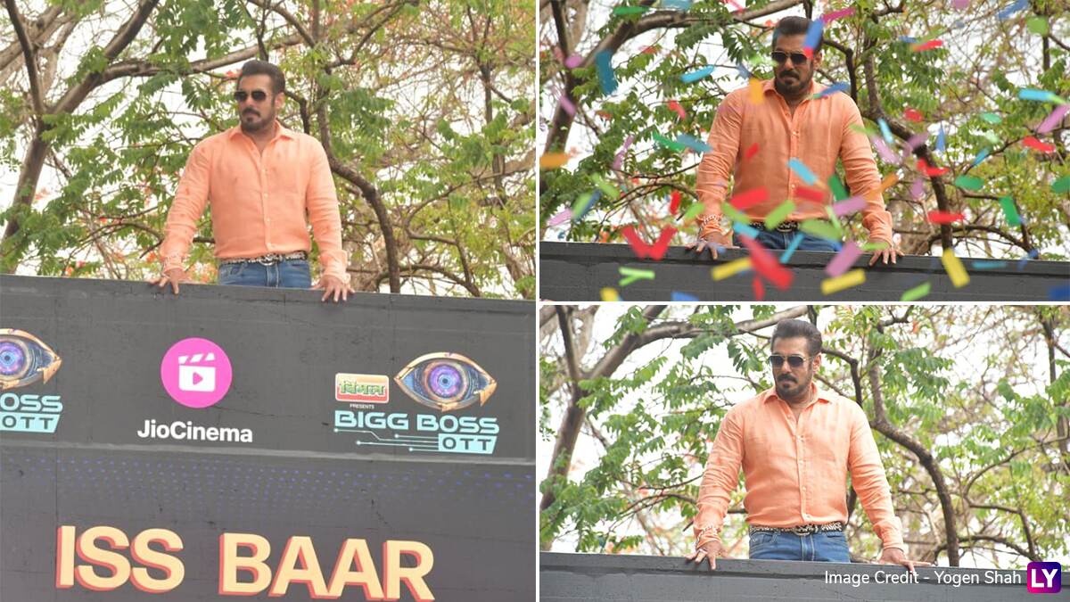 Bigg Boss Ott Season 2 Salman Khan Rides Atop Of Bus To Promote The