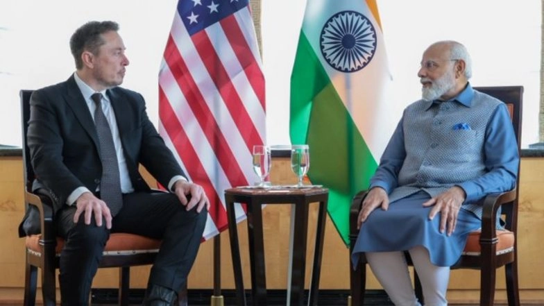 PM Modi-Elon Musk Meeting in US Video: Tesla CEO Says He Likes Prime ...