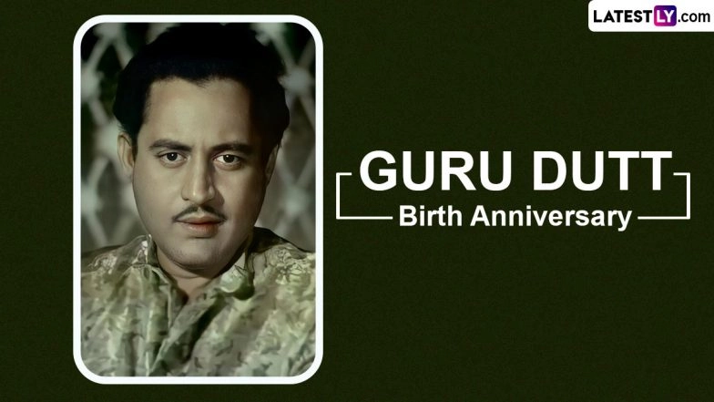 Guru Dutt Birth Anniversary: Did You Know The Maverick Filmmaker ...