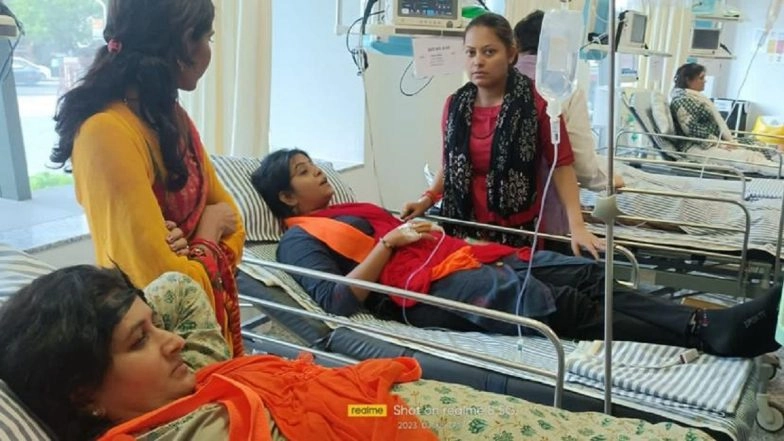 Rajasthan Police Wield Lathis As BJP Mahila Morcha Workers Try To March ...