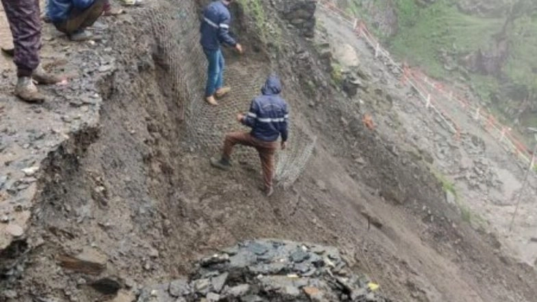 Uttarakhand Rains: 100-Metre Stretch Of Gauchar-Badrinath Highway at ...