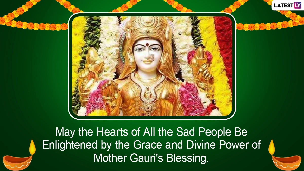 Mangala Gauri Vrat 2023 Wishes: WhatsApp Stickers, GIF Images, HD ...