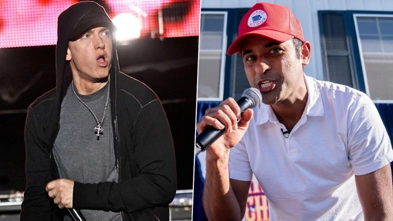 Eminem Tells Republican Vivek Ramaswamy To Stop Rapping His Songs On ...